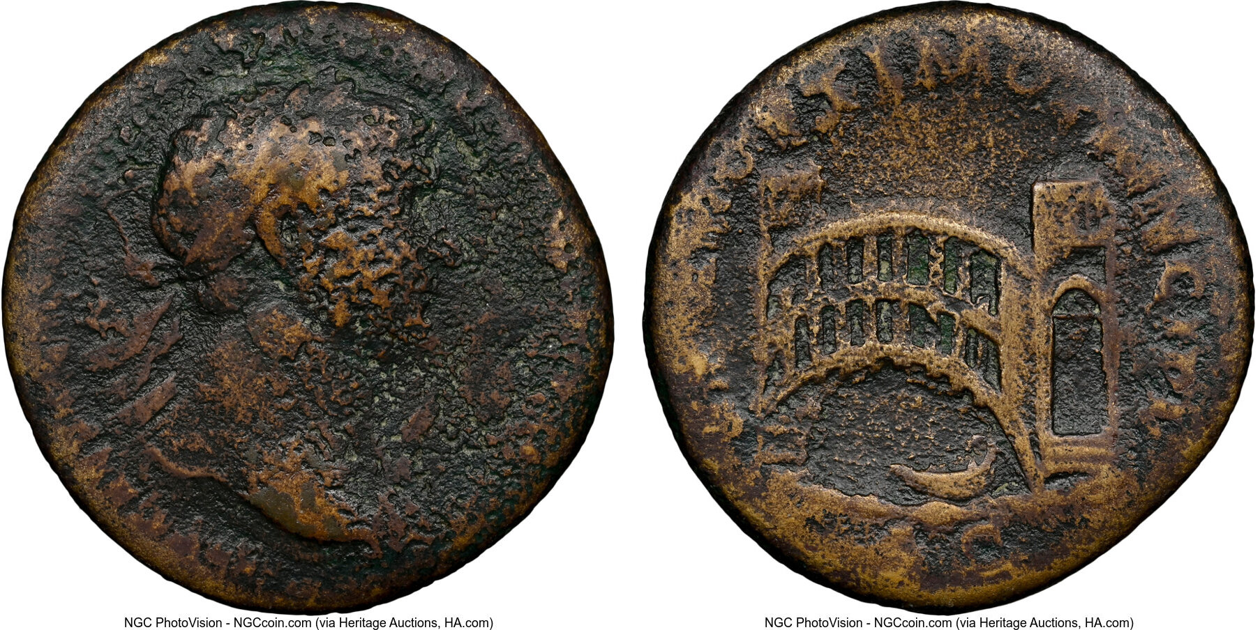 CoinArchives.com Search Results : trajan sestertius