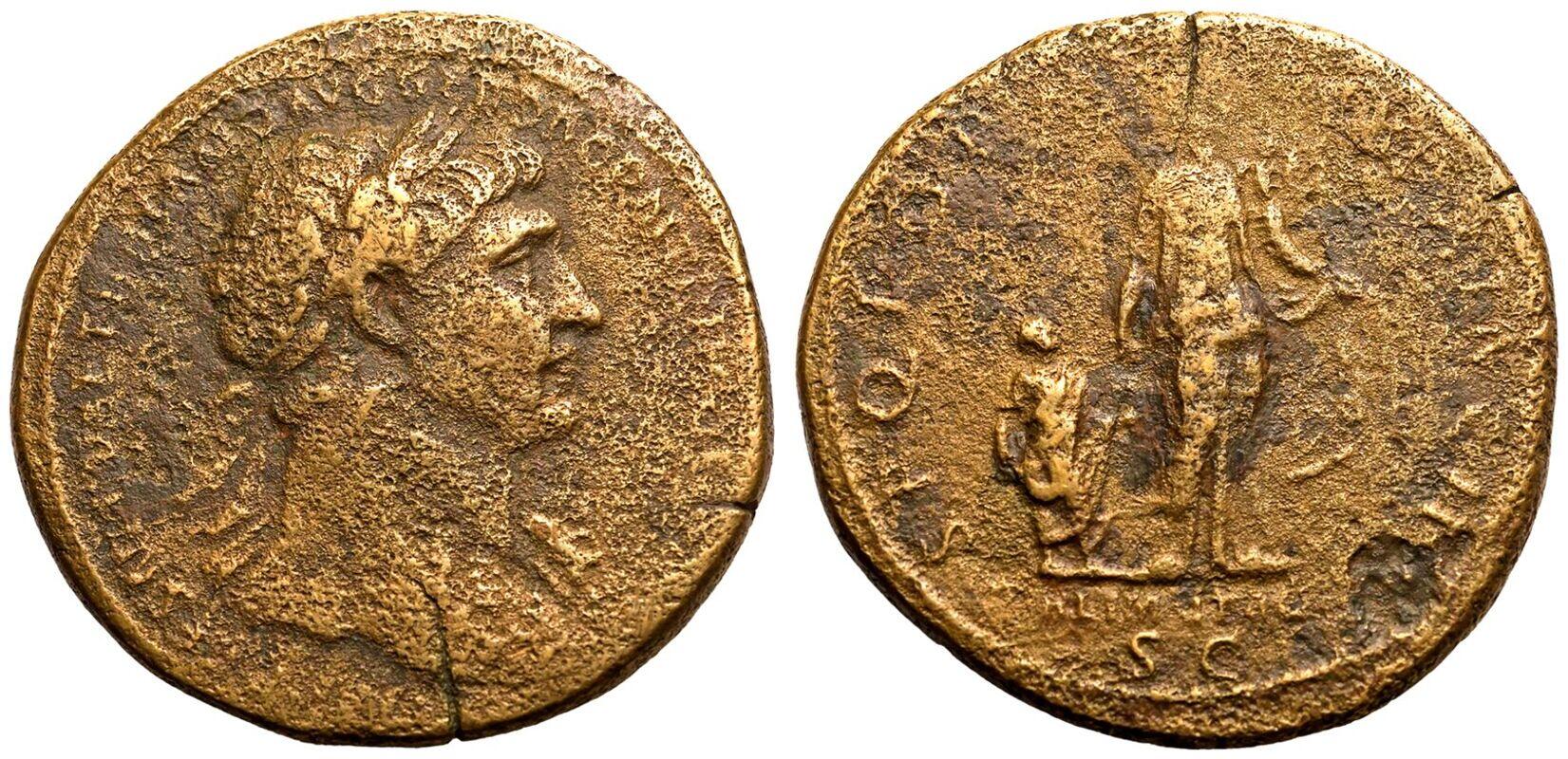 CoinArchives.com Search Results : trajan sestertius