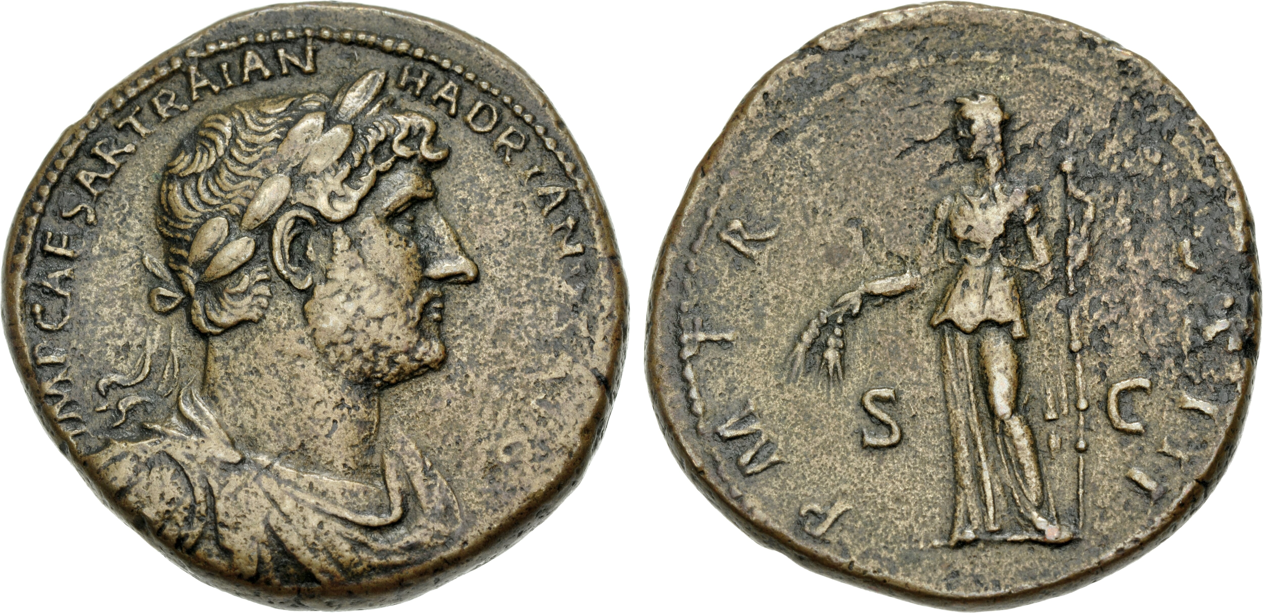 CoinArchives.com Search Results : Hadrian Sestertius