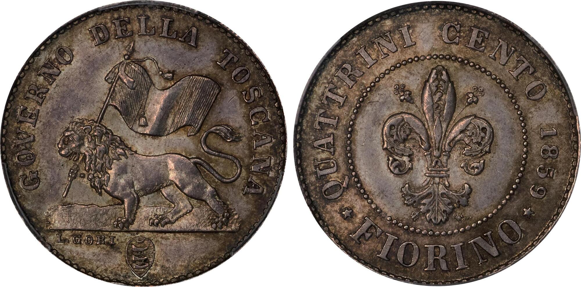 CoinArchives.com Search Results : fiorino firenze