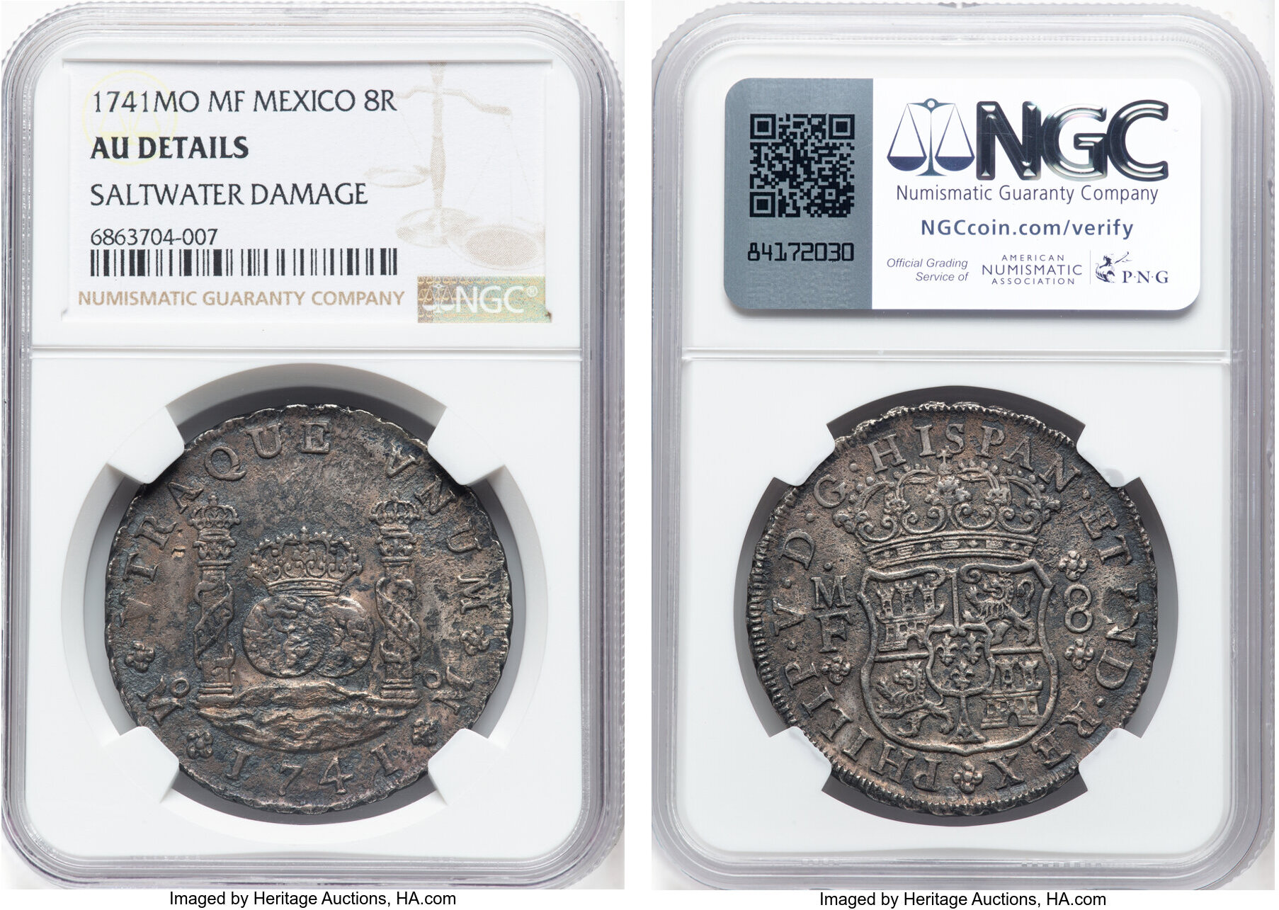CoinArchives.com Search Results : 8 reales 1741