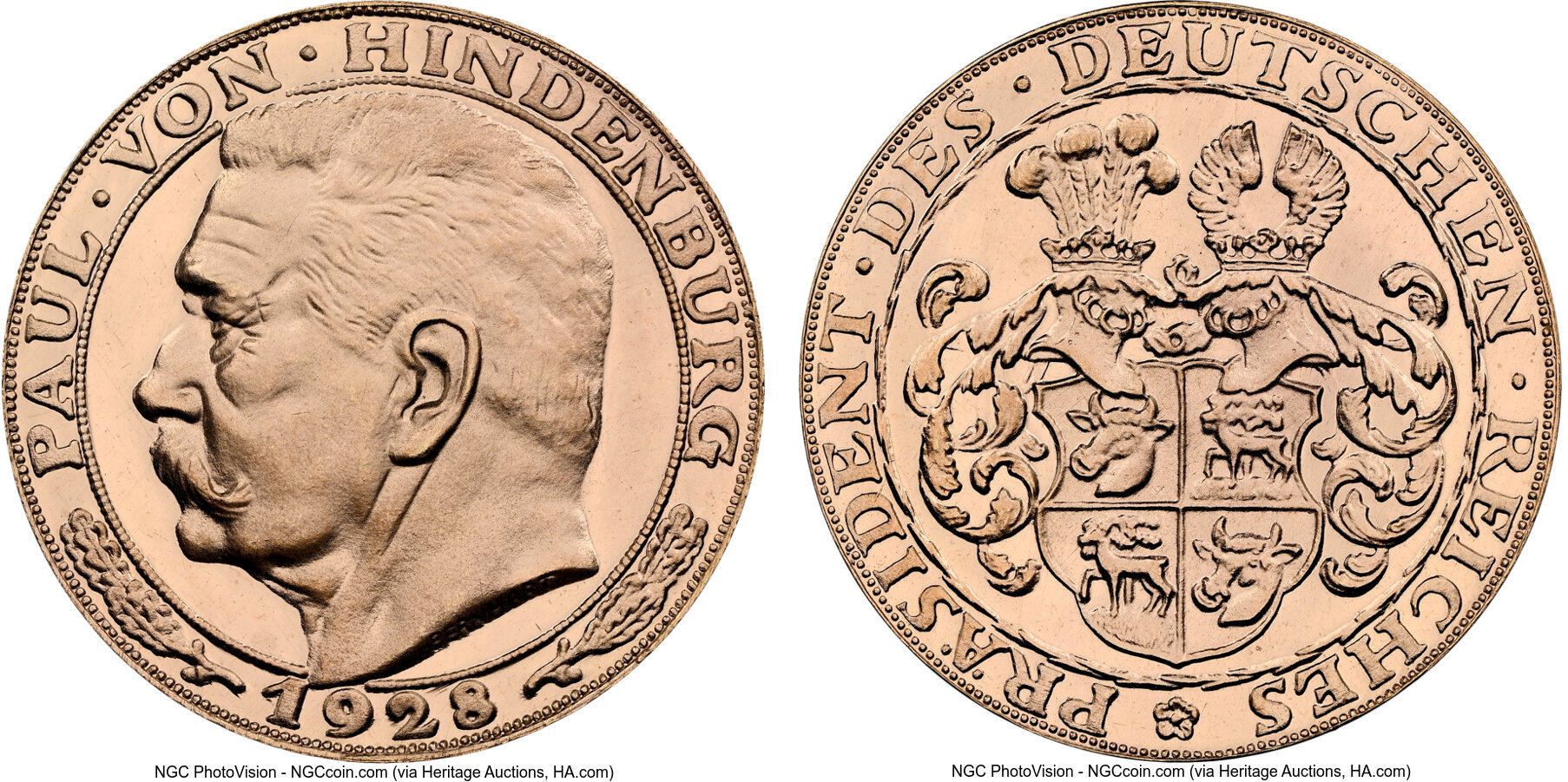 CoinArchives.com Search Results : Hindenburg gold