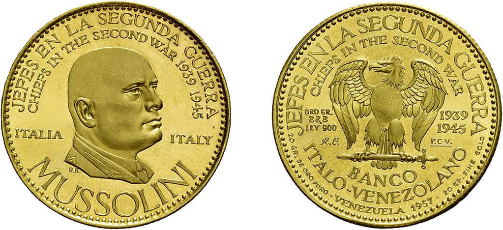 CoinArchives.com Search Results : mussolini