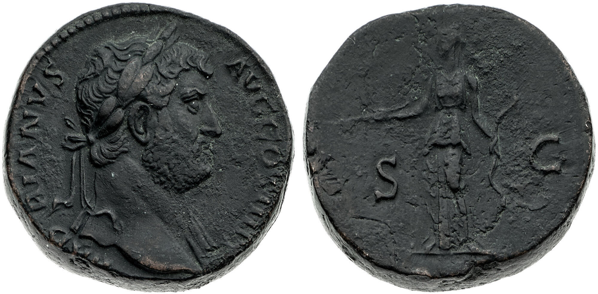 CoinArchives.com Search Results : Hadrian Sestertius