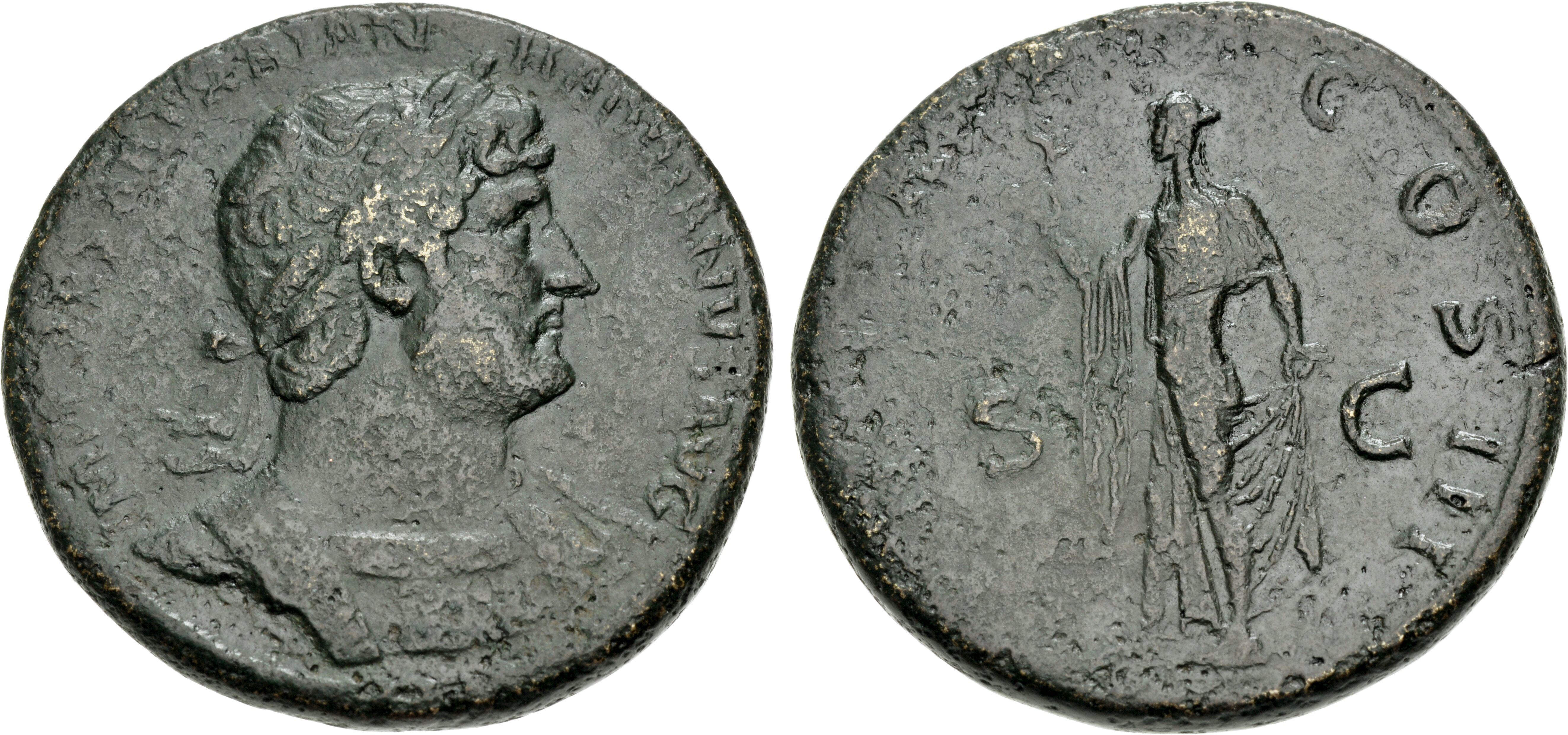 CoinArchives.com Search Results : Hadrian Sestertius