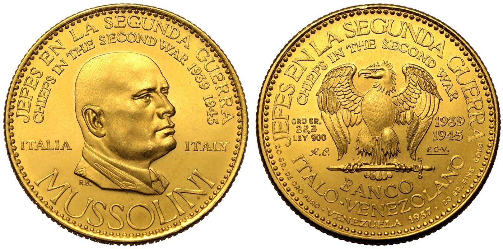 CoinArchives.com Search Results : mussolini