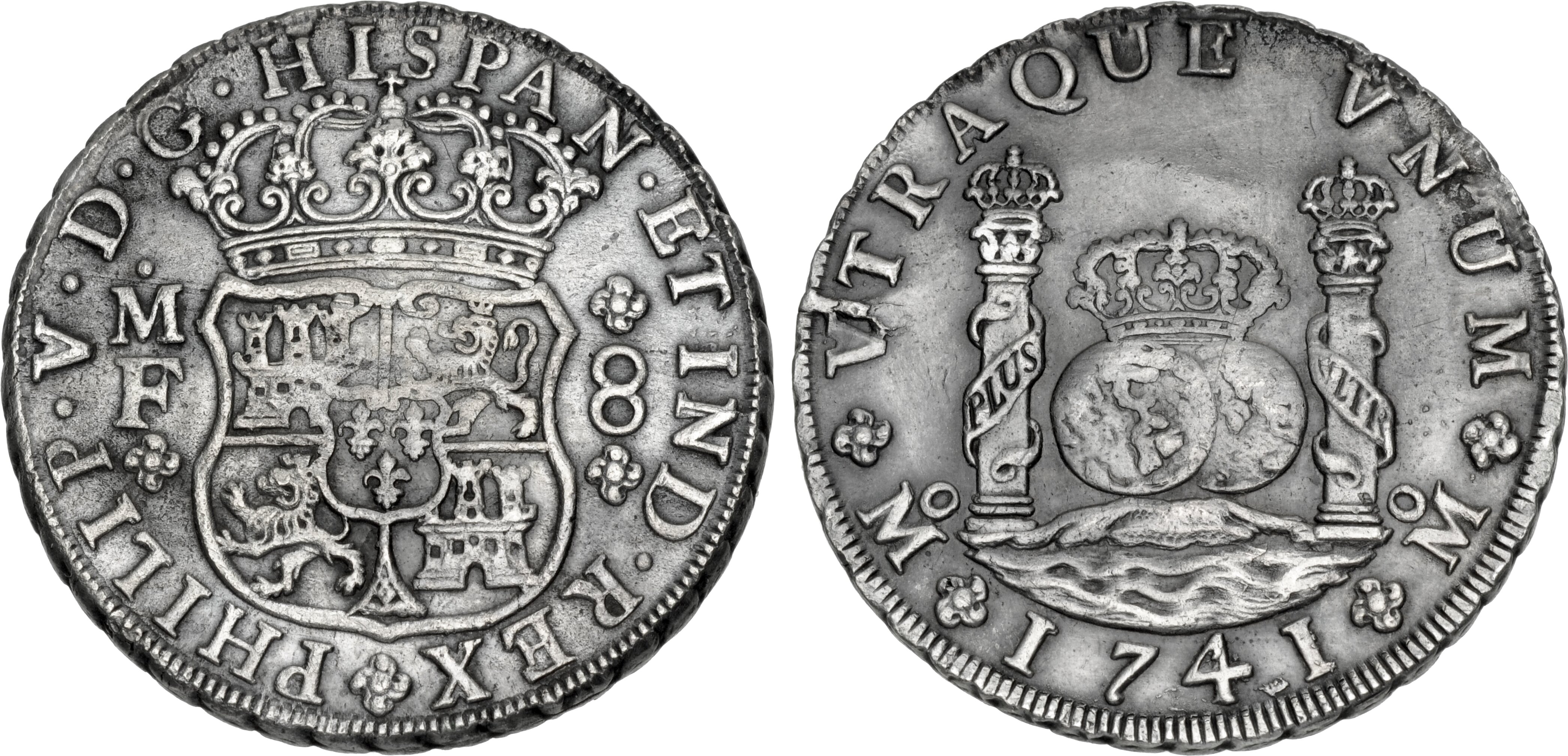 CoinArchives.com Search Results : 8 reales 1741